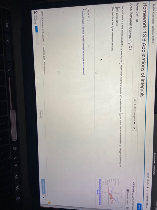 Solved MATH 1325 www - Summer i 2020 Sarah Ghaffar & 07/04 | Chegg.com