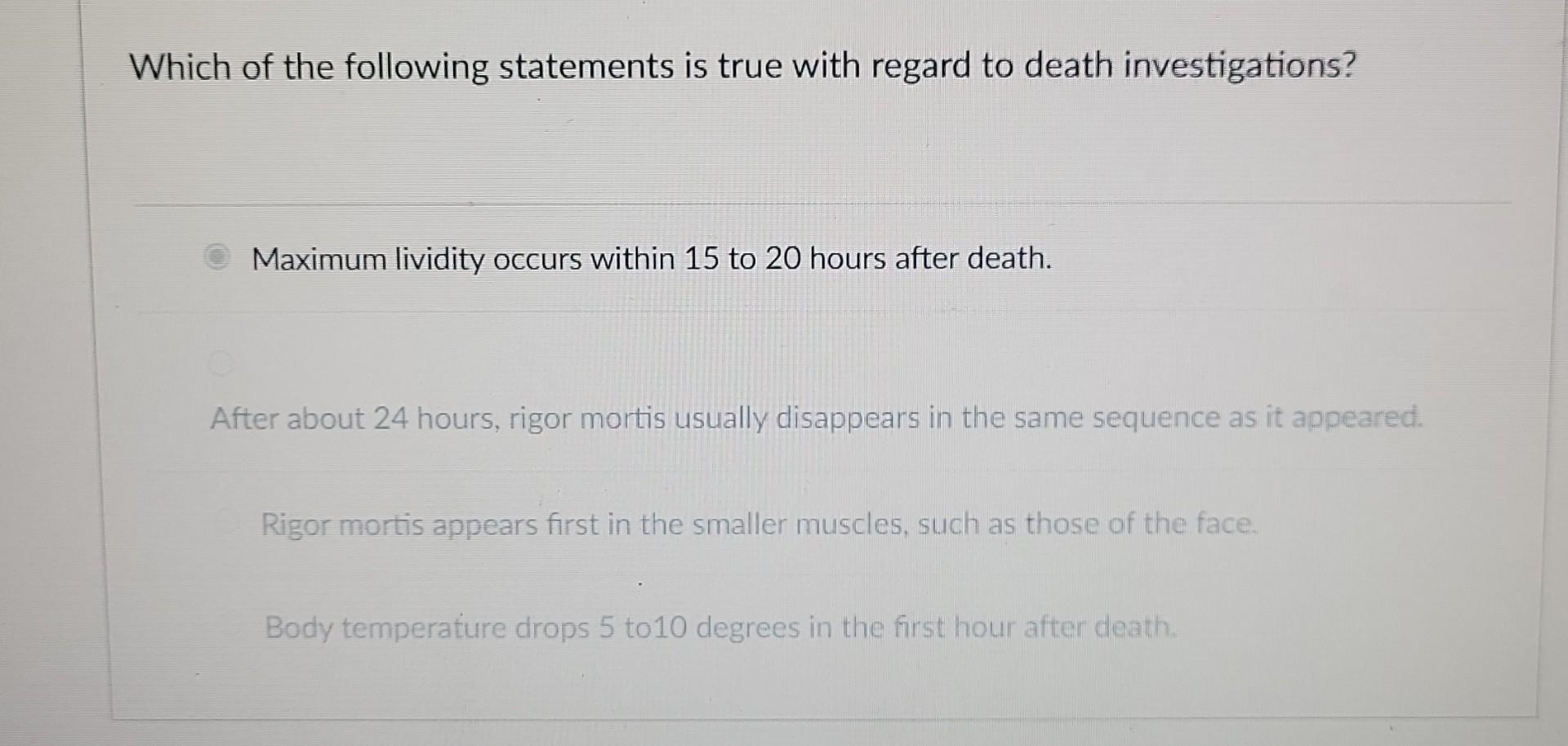 Which of the following statements is true with regard | Chegg.com