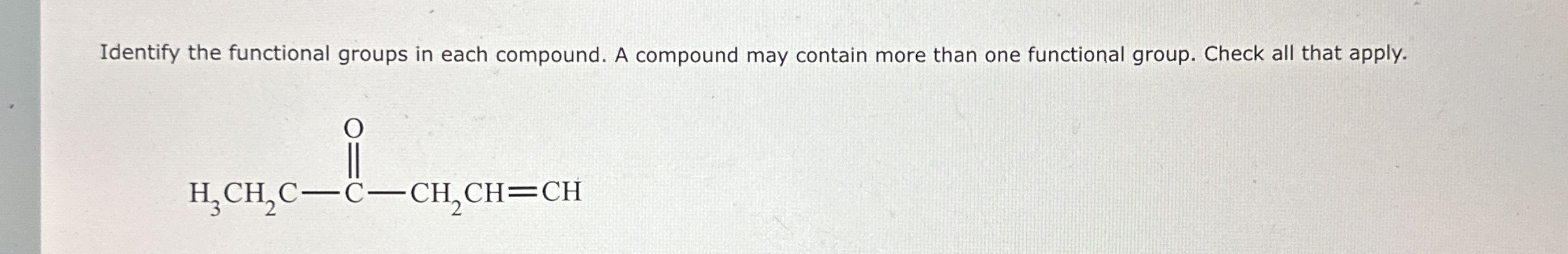 Solved Identify the functional groups in each compound. A | Chegg.com
