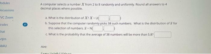 Solved Modules Discussions VC Zoom Grades Chat Argos BibliU | Chegg.com