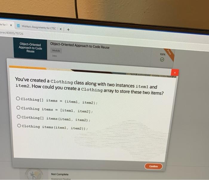 Solved A Customer Class Contains An Encapsulated Array Field 3404