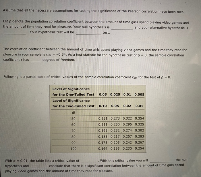 Solved 8. Testing the significance of a correlation | Chegg.com