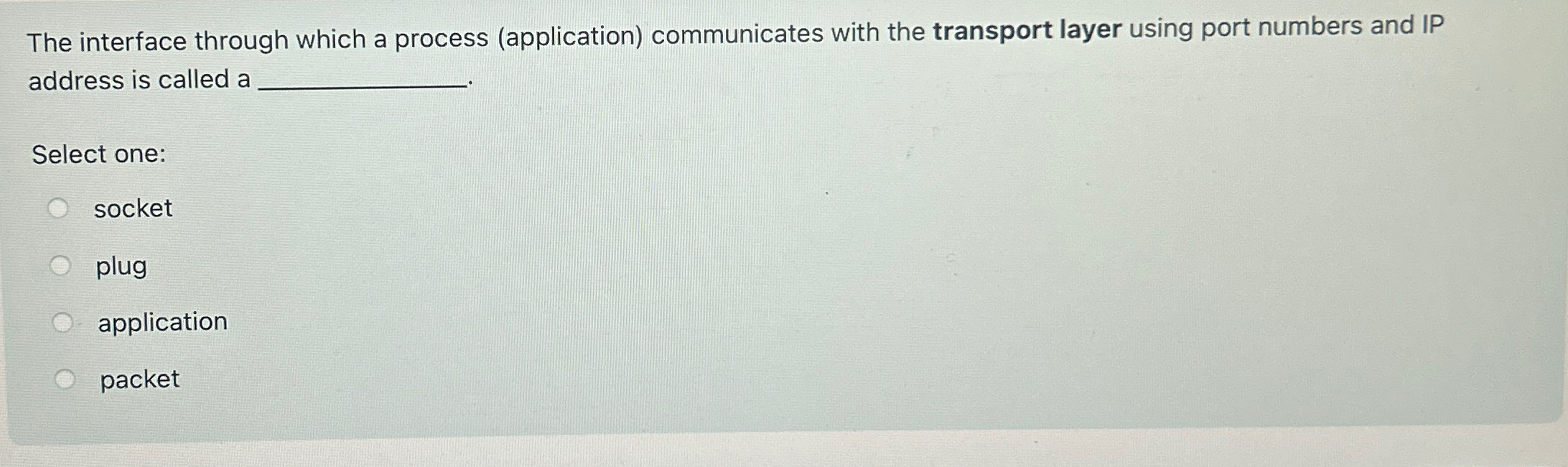 Solved The interface through which a process (application) | Chegg.com