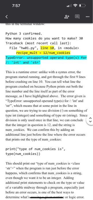 Solved Python 3 confirmed. How many cookies do you want to | Chegg.com