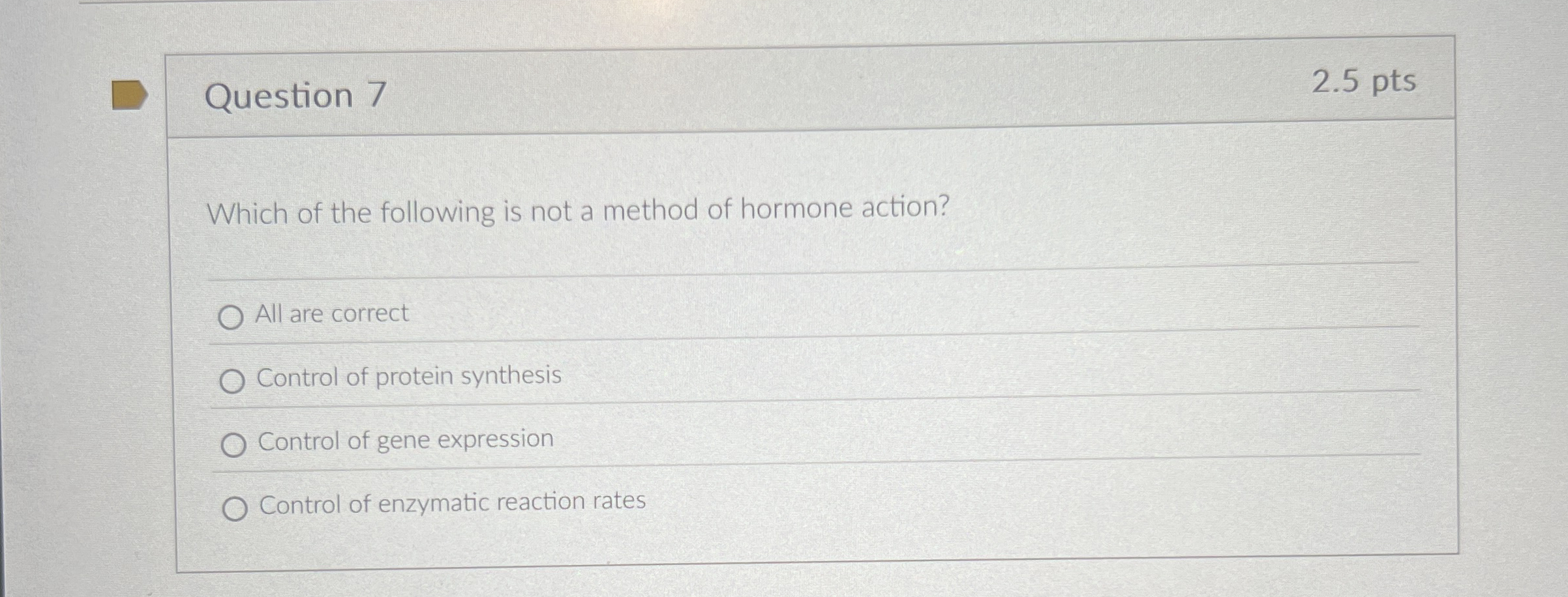 Solved Question 72.5 ﻿ptsWhich of the following is not a | Chegg.com