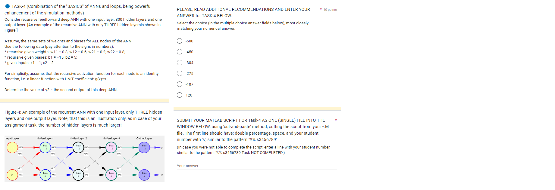 Solved TASK-4 (Combination of the "BASICS" of ANNs and | Chegg.com