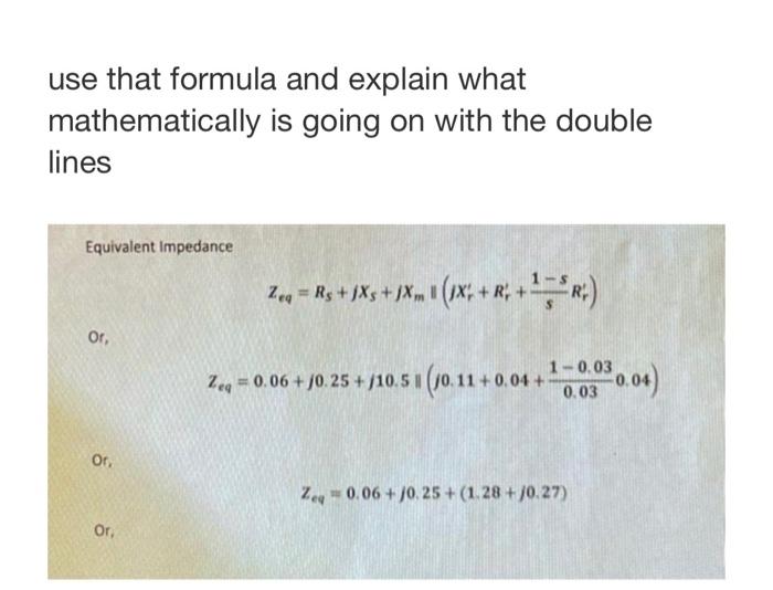 Solved use that formula and explain what mathematically is | Chegg.com