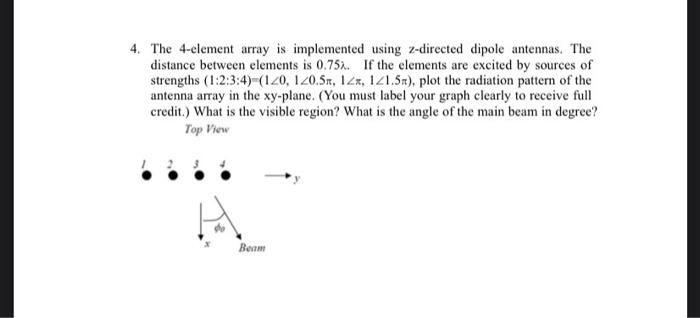 4. The 4-element array is implemented using | Chegg.com