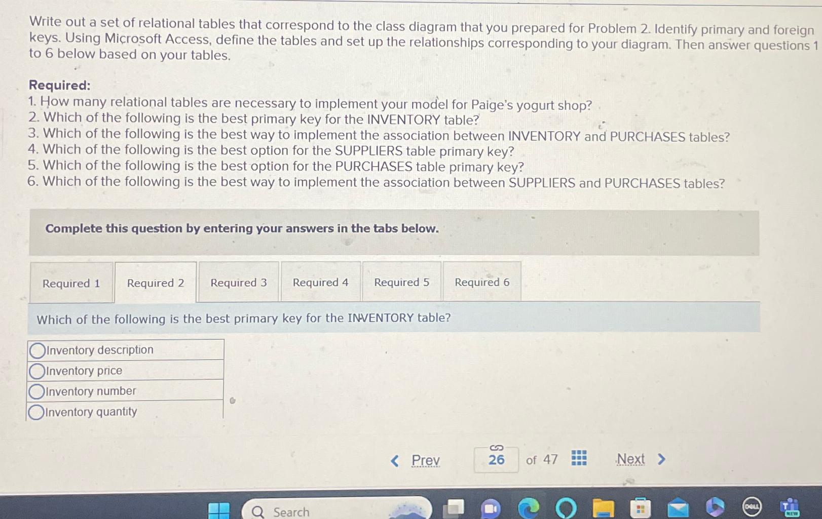 Solved Write out a set of relational tables that correspond | Chegg.com