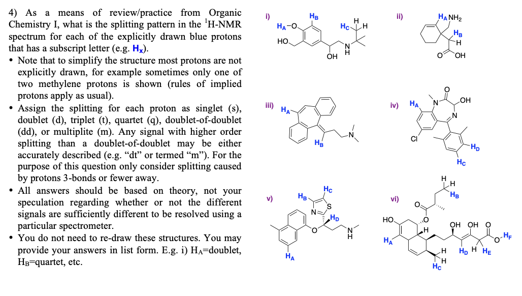Solved As a means of review/practice from OrganicChemistry | Chegg.com