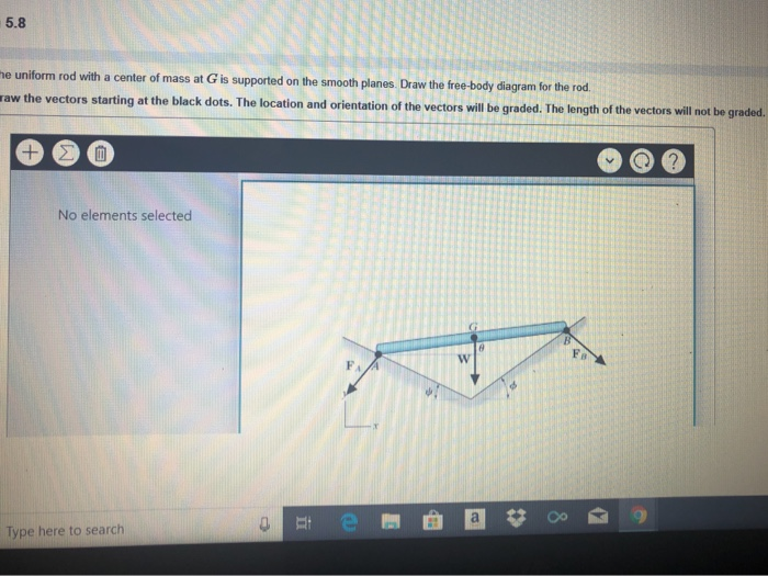 Solved 5.8 me uniform rod with a center of mass at Gis | Chegg.com