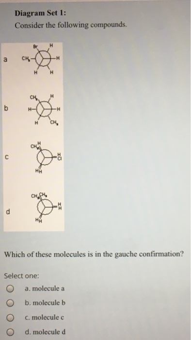 Solved Diagram Set 1: Consider the following compounds. TI | Chegg.com