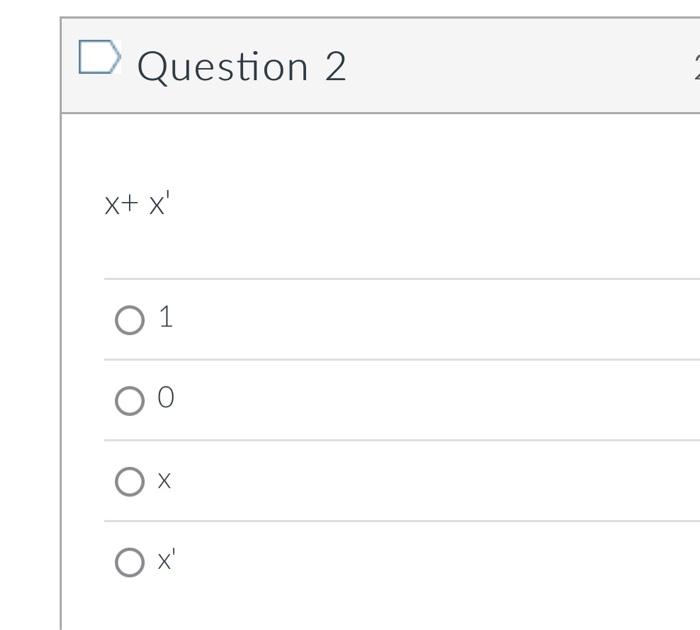 Solved Question 1 0x X 0question 2 Xx′ 1 0 X X′the 