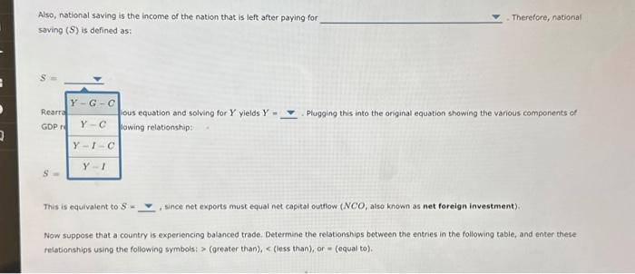 Solved Rearranging the previous equation and solving for Y | Chegg.com