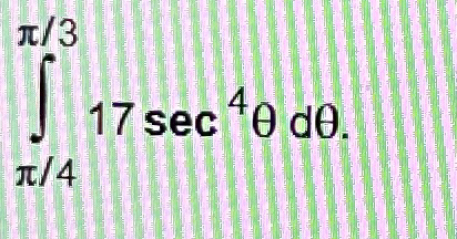Solved ∫π4π317sec4θdθ | Chegg.com