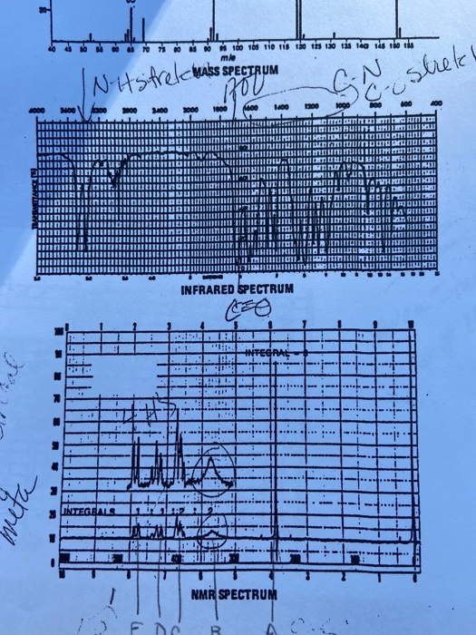 C8H9NO2 What is the degrees of unsaturation IR peak | Chegg.com