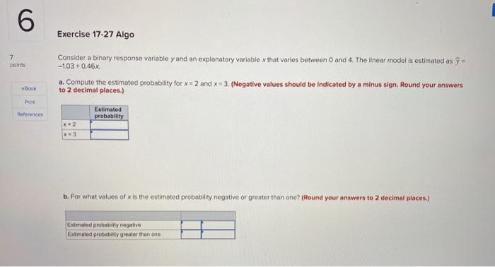 Solved 6 7 points Exercise 17-27 Algo Consider a binary | Chegg.com Solved 6 7 points Exercise 17-27 Algo Consider a binary | Chegg.com
