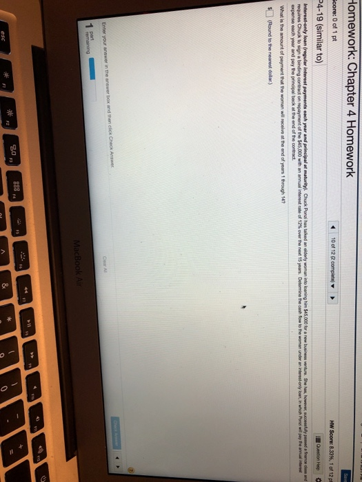 Solved Save Homework Chapter 4 Homework Core 0 Of 1 Pt