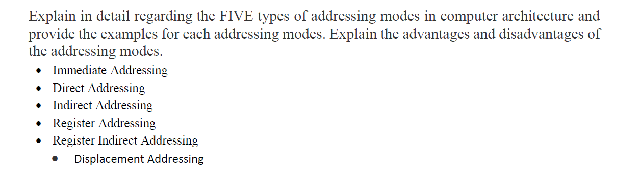 Solved Explain in detail regarding the FIVE types of | Chegg.com
