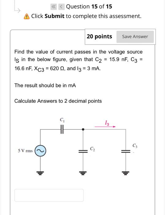 Solved Click Submit to complete this assessment. Find the | Chegg.com