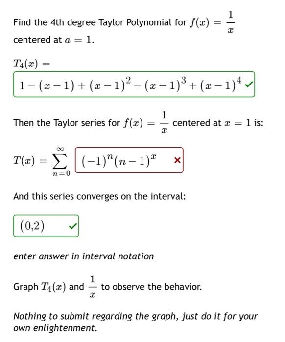 Solved Find the 4th degree Taylor Polynomial for f(x) | Chegg.com