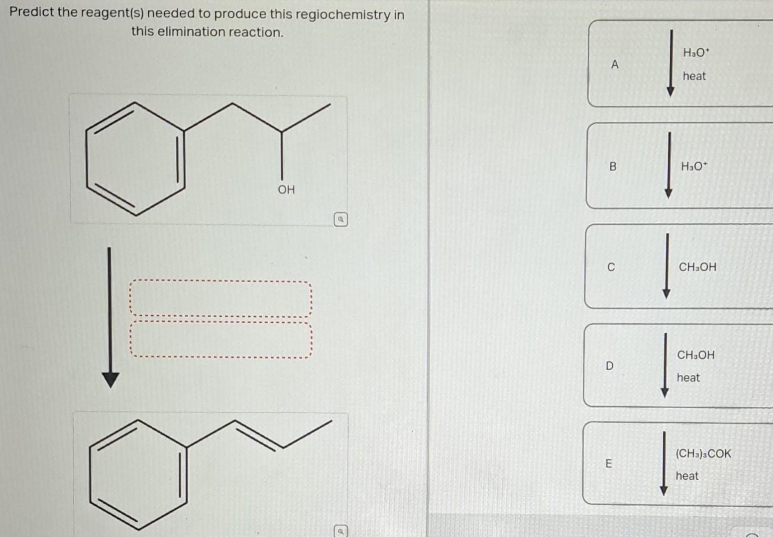 Solved Predict the reagent(s) needed to produce this | Chegg.com