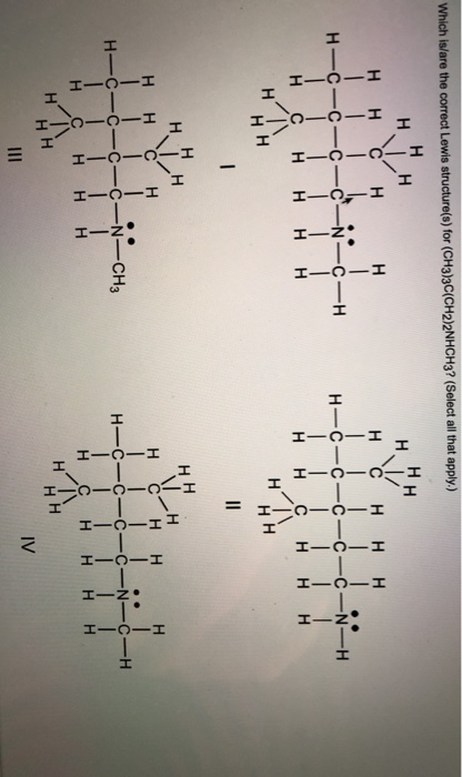 Solved Hн Which is/are the correct Lewis structure(s) for | Chegg.com