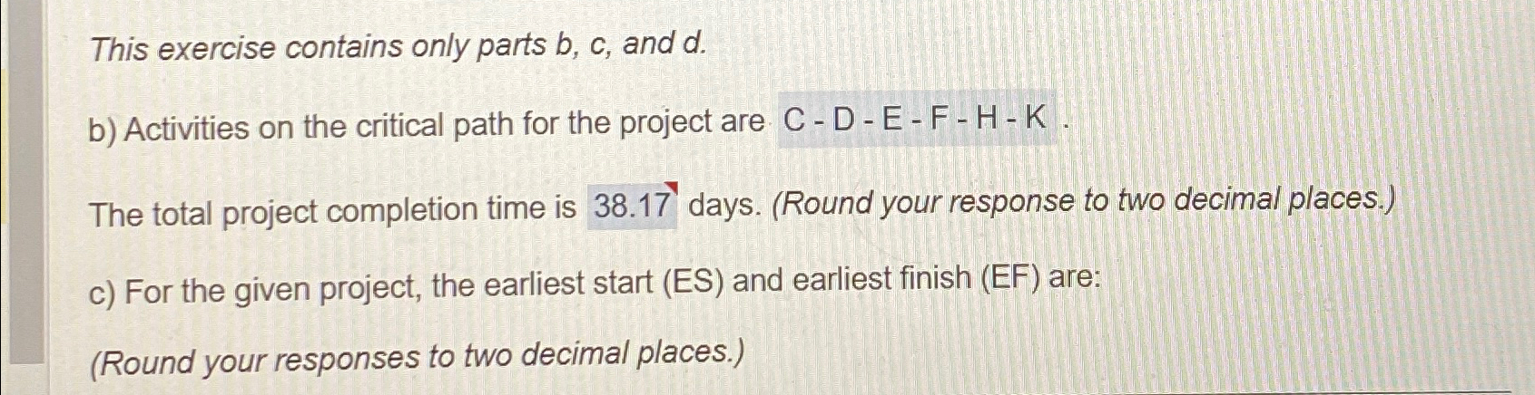 Solved This exercise contains only parts b,c, ﻿and d.b) | Chegg.com
