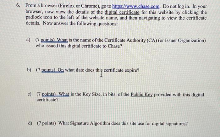 Solved From a browser (Firefox or Chrome), go to | Chegg.com