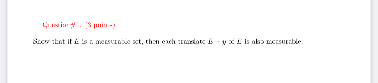 Solved Question#1. (3 ﻿points)Show that if E ﻿is a | Chegg.com