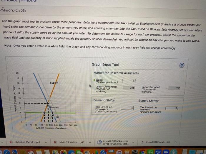 Solved For each of the proposals, use the previous graph to | Chegg.com