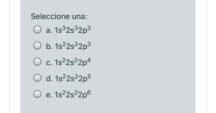 Solved It is the correct electron configuration for oxygen | Chegg.com