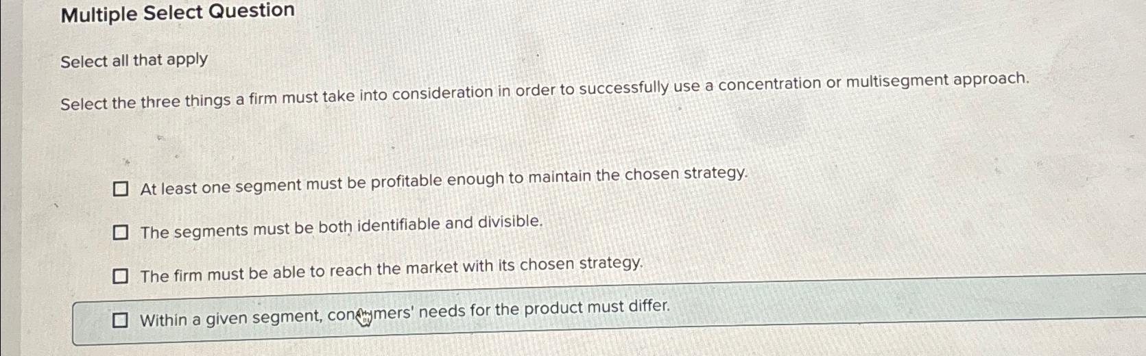 Solved Multiple Select QuestionSelect all that applySelect | Chegg.com