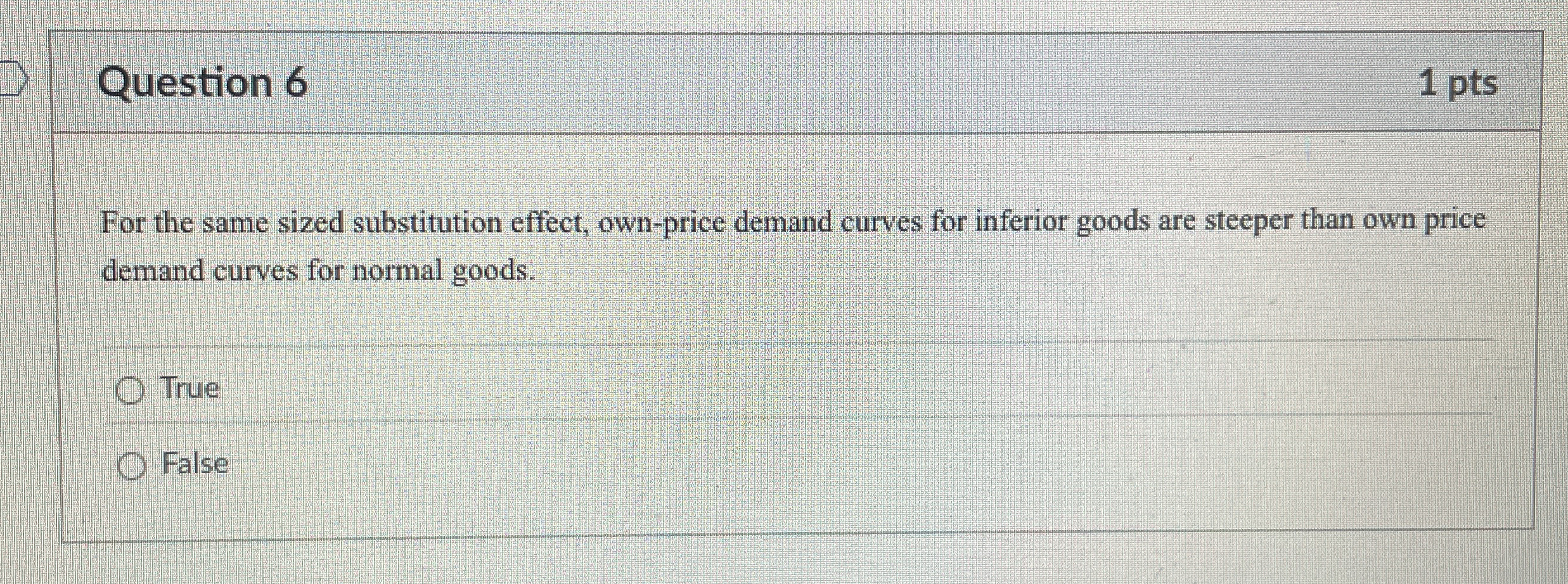 Solved Question 61 ﻿ptsFor the same sized substitution | Chegg.com