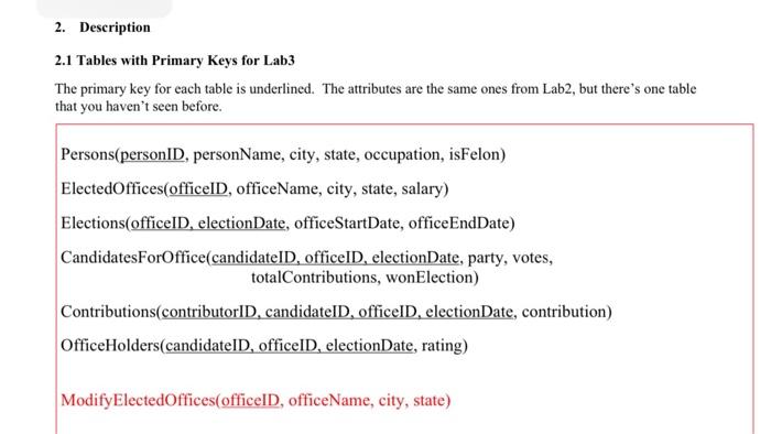 Solved DROP SCHEMA Lab3 CASCADE; CREATE SCHEWA Lab3; .. | Chegg.com