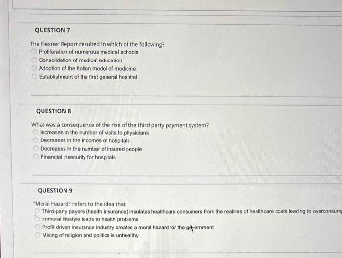 The Flexner Report resulted in which of the | Chegg.com