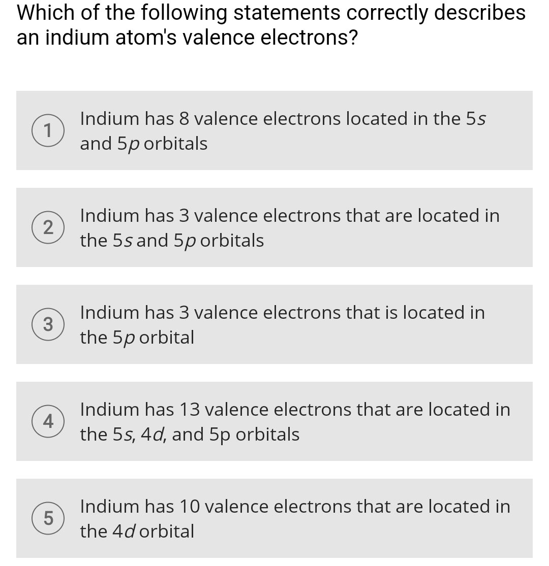 Solved Which of the following statements correctly describes | Chegg.com