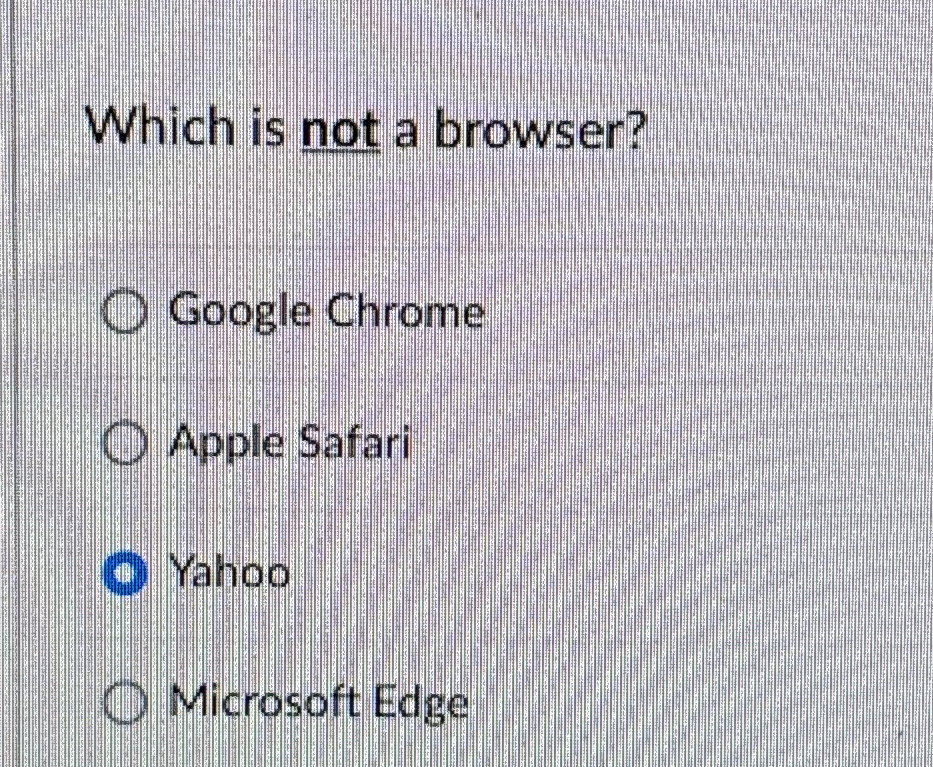 Solved Which is not a browser?Google ChromeApple | Chegg.com