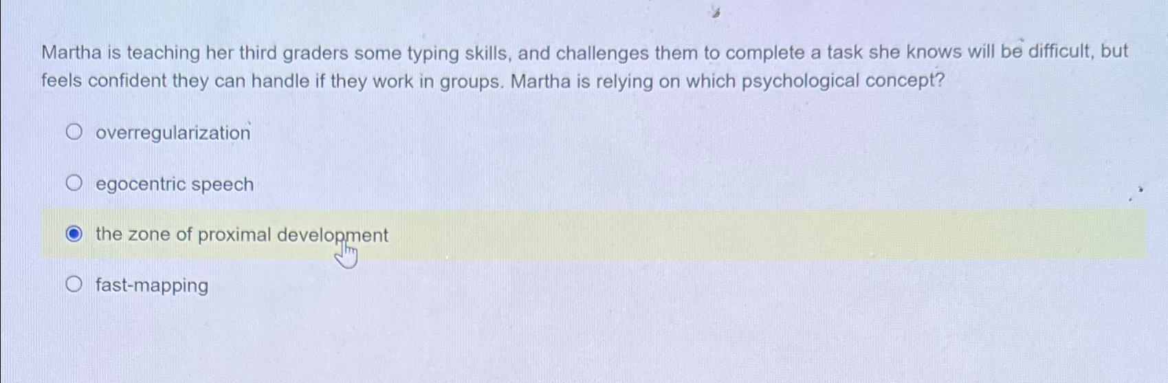 Solved Martha is teaching her third graders some typing | Chegg.com