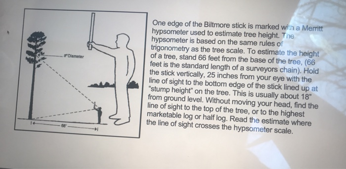 Forest Measurement Tools The Diameter Tape Diameter | Chegg.com