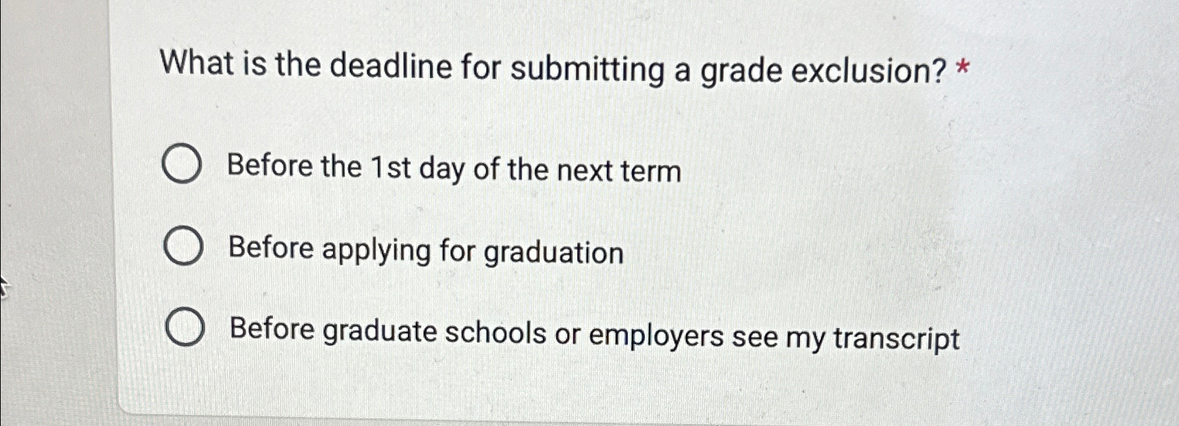 Solved What is the deadline for submitting a grade | Chegg.com