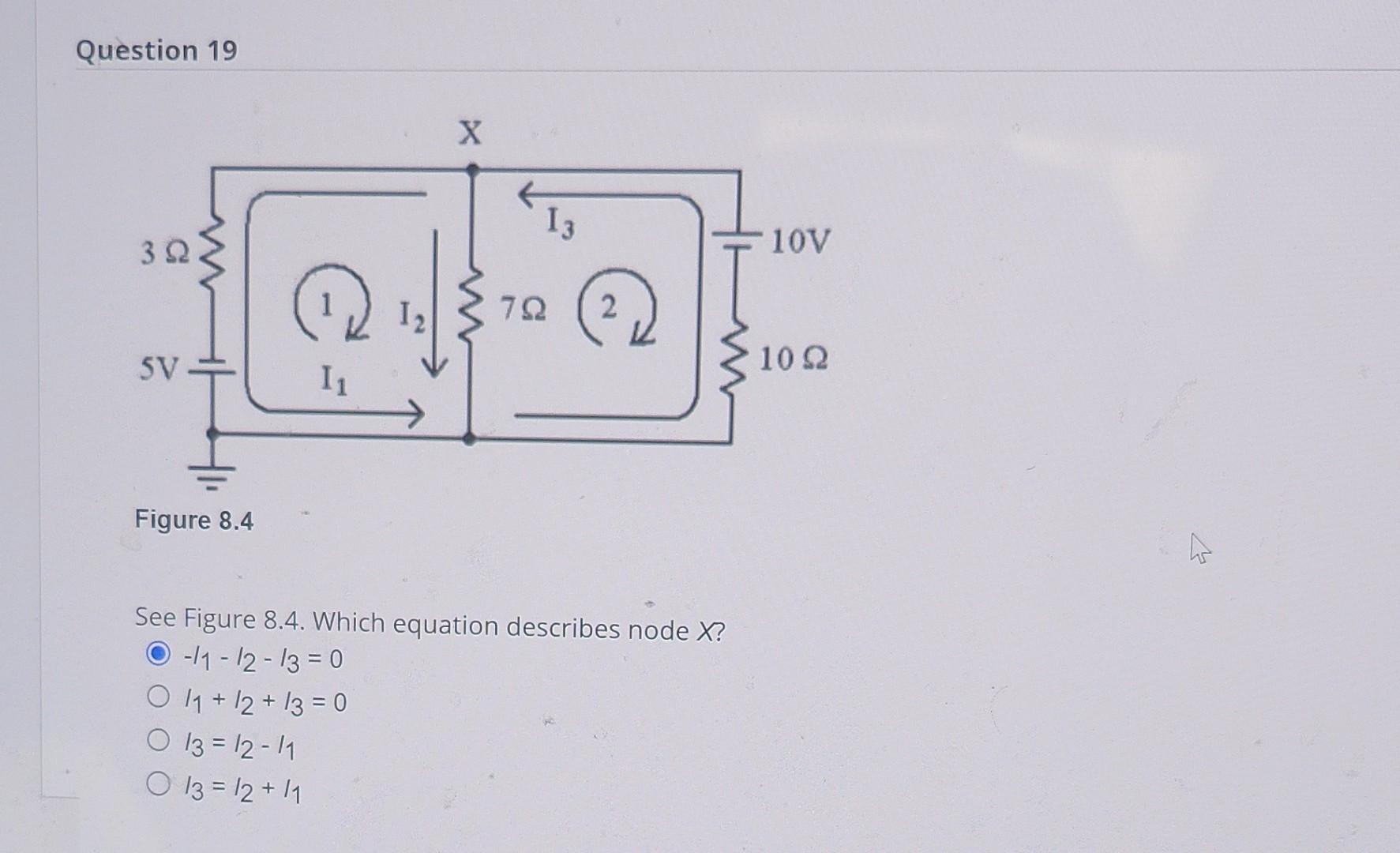 Solved Question 19 See Figure 8 4 Which Equation Describes