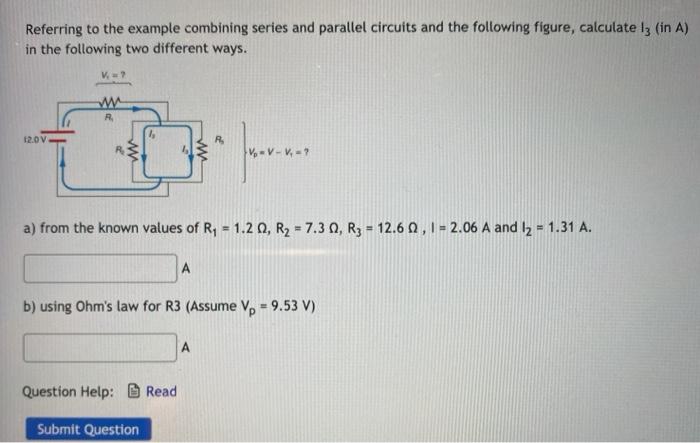 Solved Referring to the example combining series and | Chegg.com