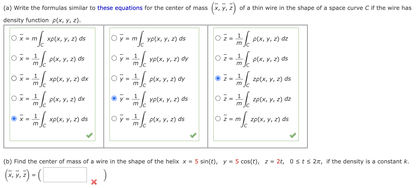 Solved (a) ﻿Write the formulas similar to ﻿these equations | Chegg.com