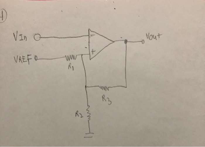 Solved The circuit shown is a simple Schmitt Trigger. This | Chegg.com