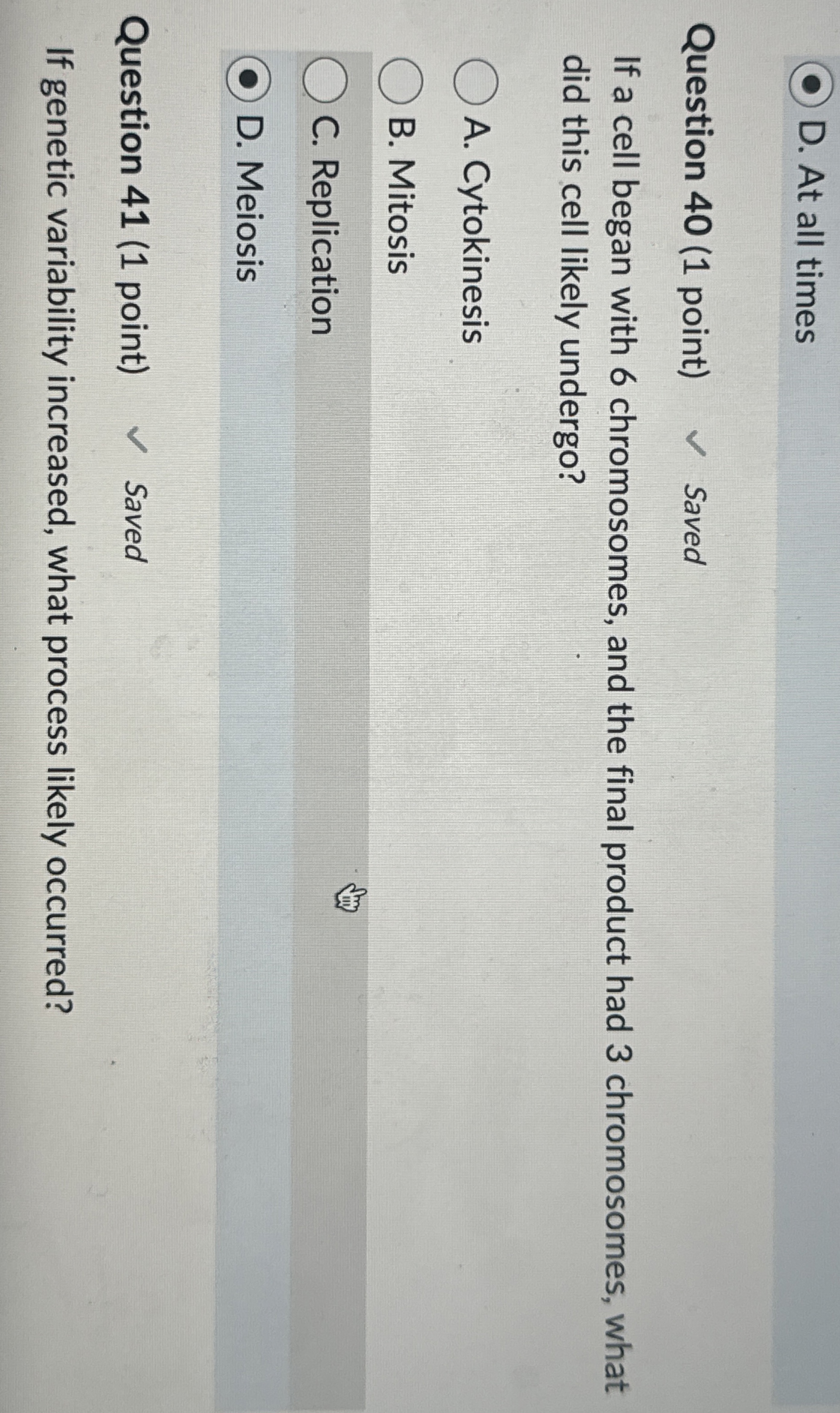 Solved D. ﻿At all timesQuestion 40 (1 ﻿point) ﻿SavedIf a | Chegg.com
