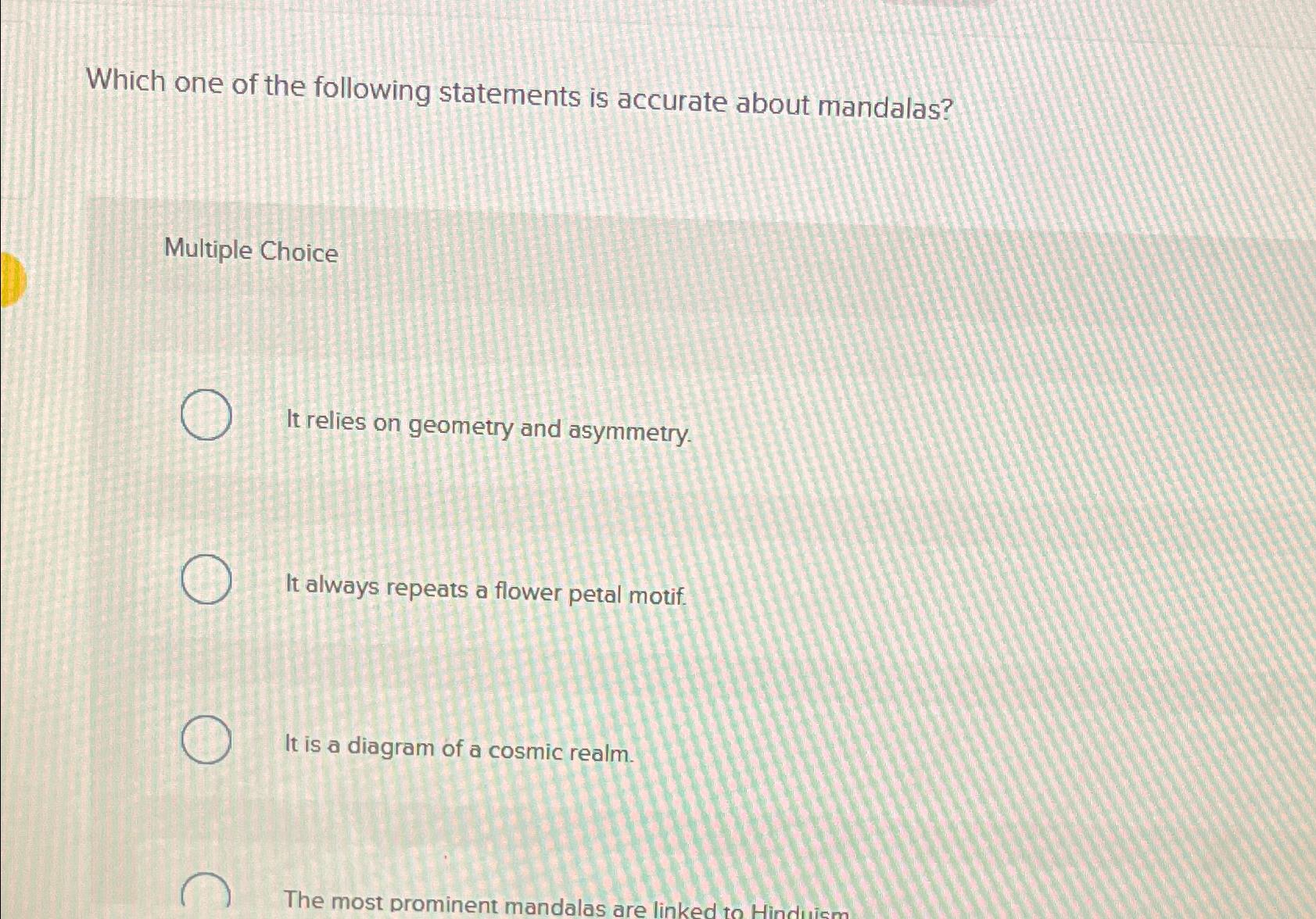 Solved Which one of the following statements is accurate | Chegg.com