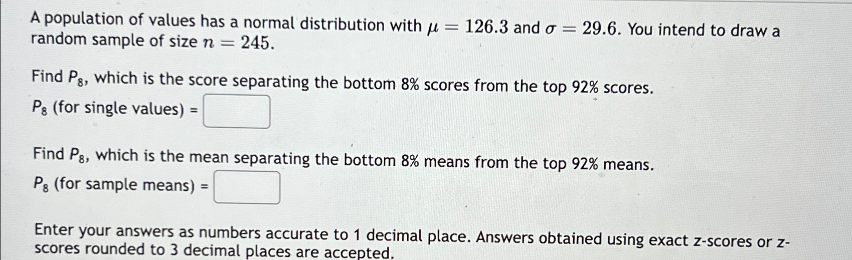 Solved 15. ﻿A population of values has a normal distribution | Chegg.com