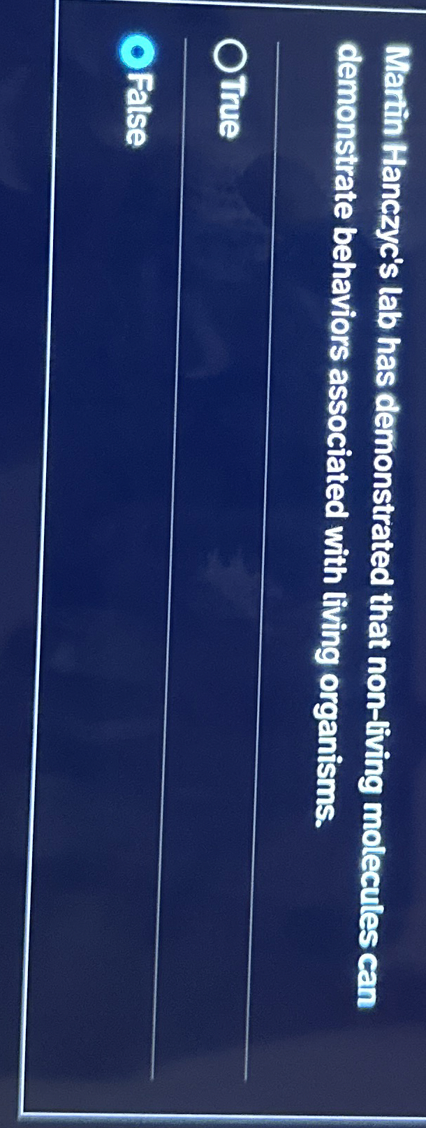 Solved Martin Hanczyc's lab has demonstrated that non-living | Chegg.com