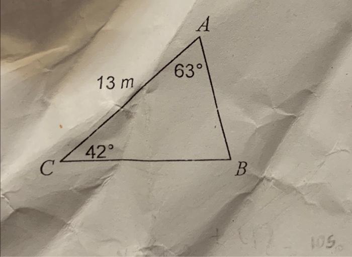 Solved Solve each triangle. Round your answers to the | Chegg.com Solved Solve each triangle. Round your answers to the | Chegg.com